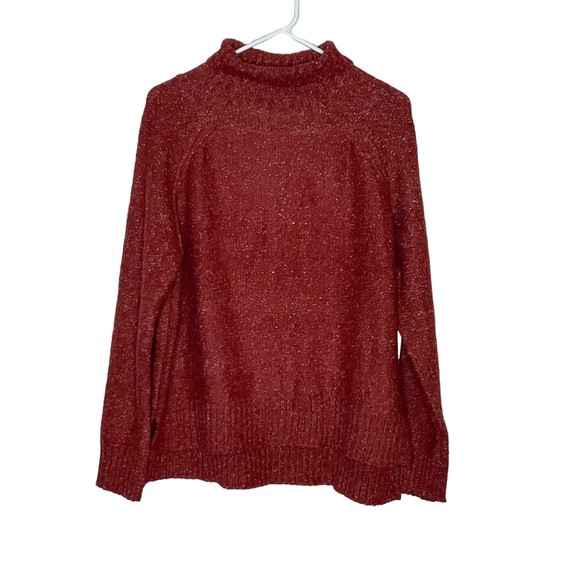 Gilli | Sweaters | Gilli Nwt Confetti Red Turtleneck Long Sleeve Chunky ...